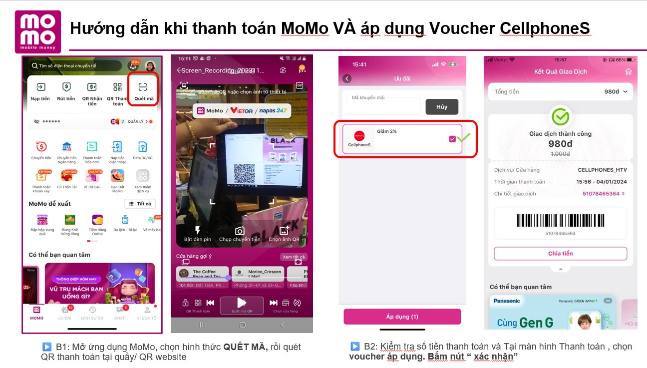 ƯU ĐÃI ĐỐI TÁC MOMO